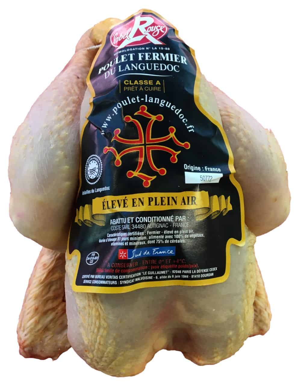 Poulet Fermier Label rouge | Mas des agriculteurs