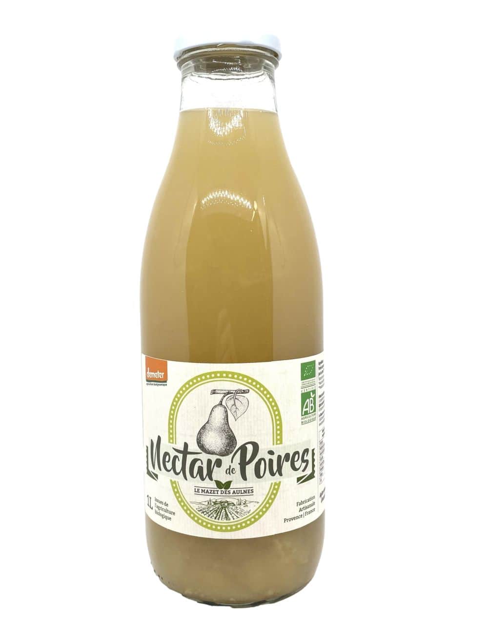 Nectar de poires Bio 1L | Mas des agriculteurs