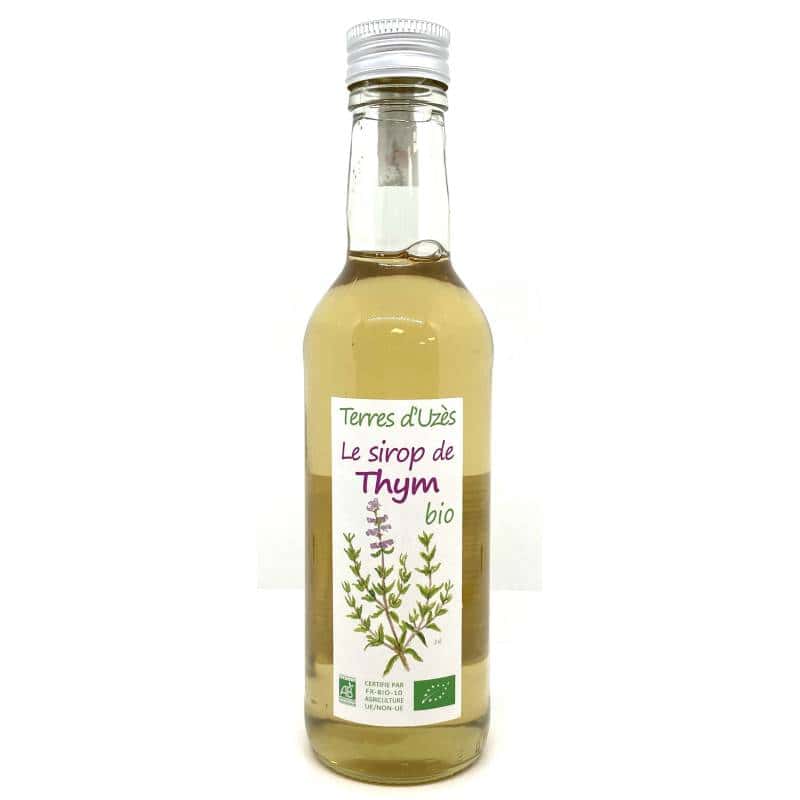 Sirop de thym bio 33cl | Mas des agriculteurs