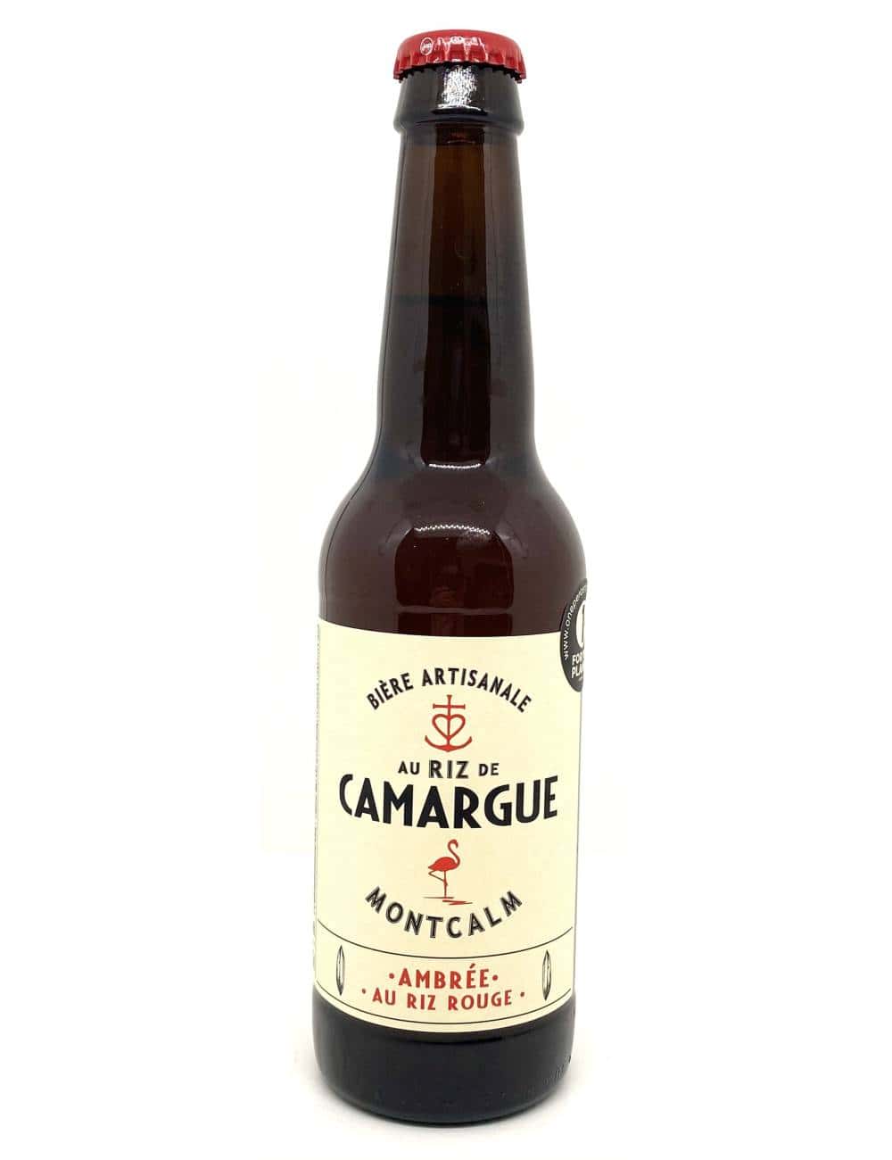 Bière au riz rouge Ambrée 33cl - Domaine de Montcalm | Mas des agriculteurs