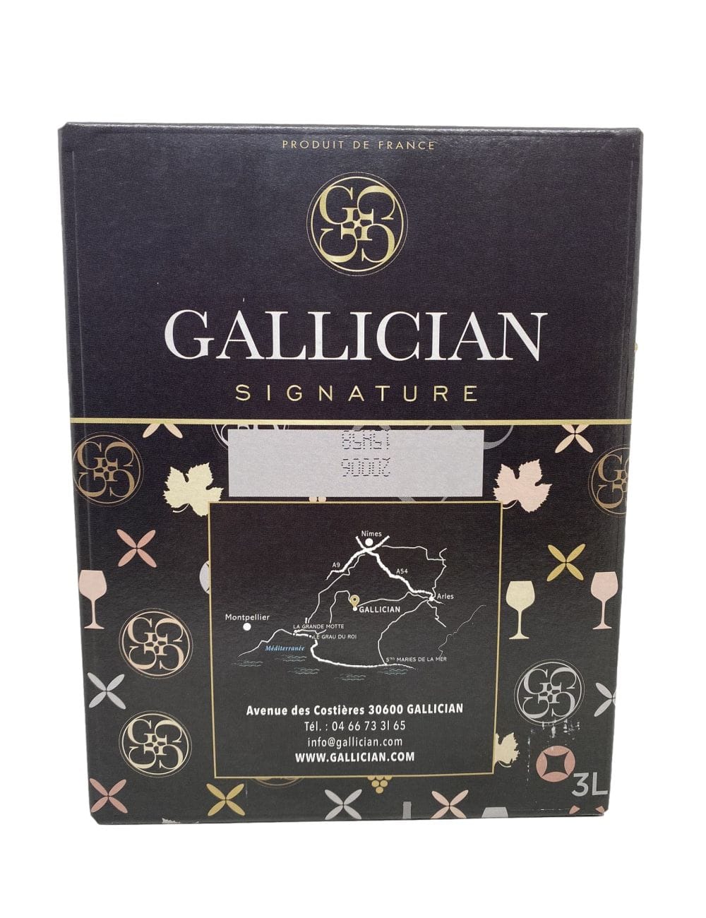 BIB Gallician Rouge 3L - AOP Costières de Nîmes | Syrah, Grenache ...
