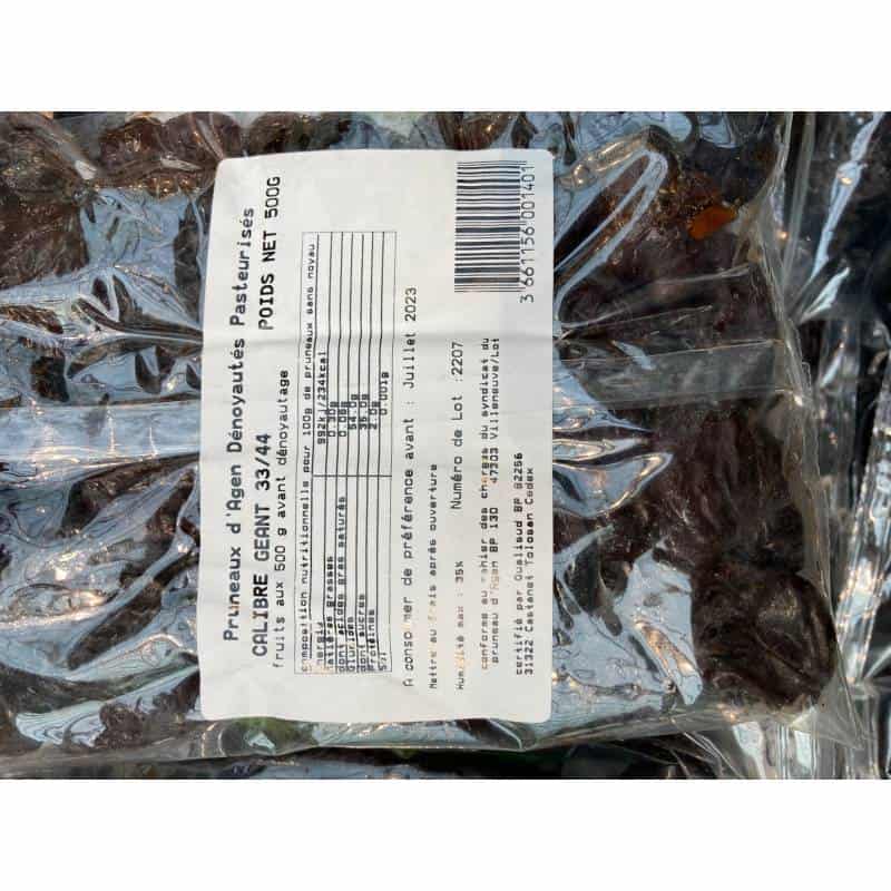 Pruneaux d'Agen dénoyautés IGP 500g | Mas des agriculteurs