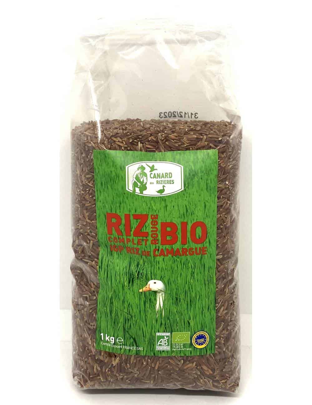 Riz rouge complet bio 1kg | Mas des agriculteurs
